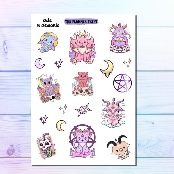 Goth Stickers - Etsy