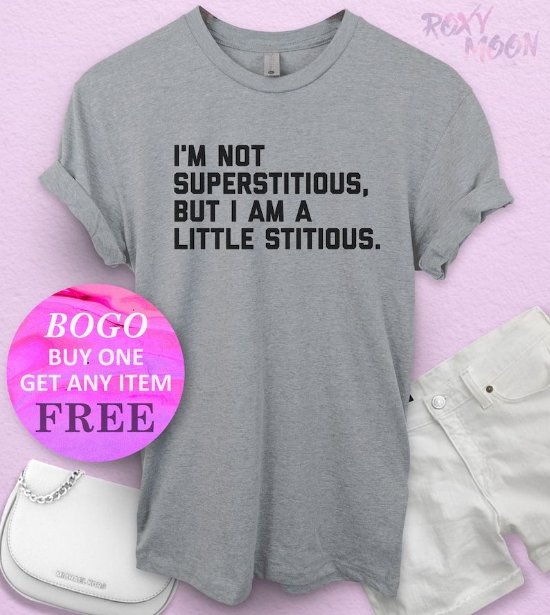 I'm Not Superstitious but I'm A Little Stitious - Etsy
