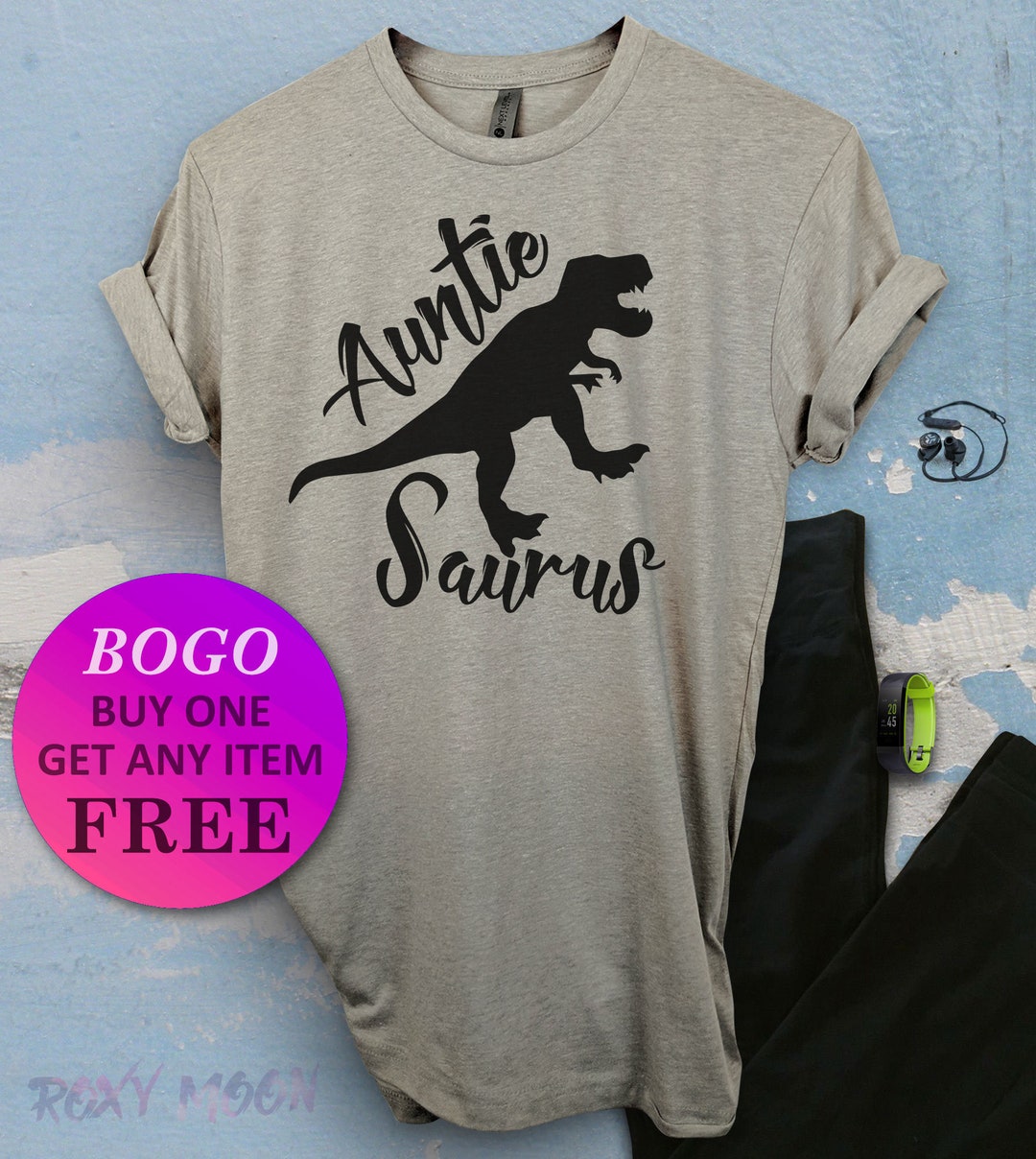 Auntie Saurus T-shirt, Dinosaur Aunt Tee - Etsy