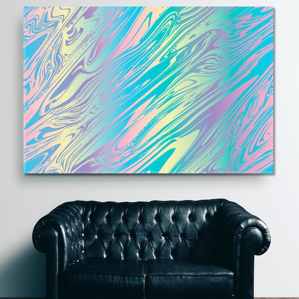 Neon Canvas Art - Etsy