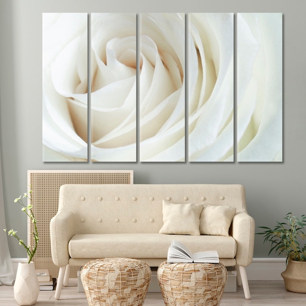 Rose Painting Canvas - Etsy