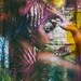 Fantasy Young Black Woman Fantasy Portrait, Double Exposure Artwork ...
