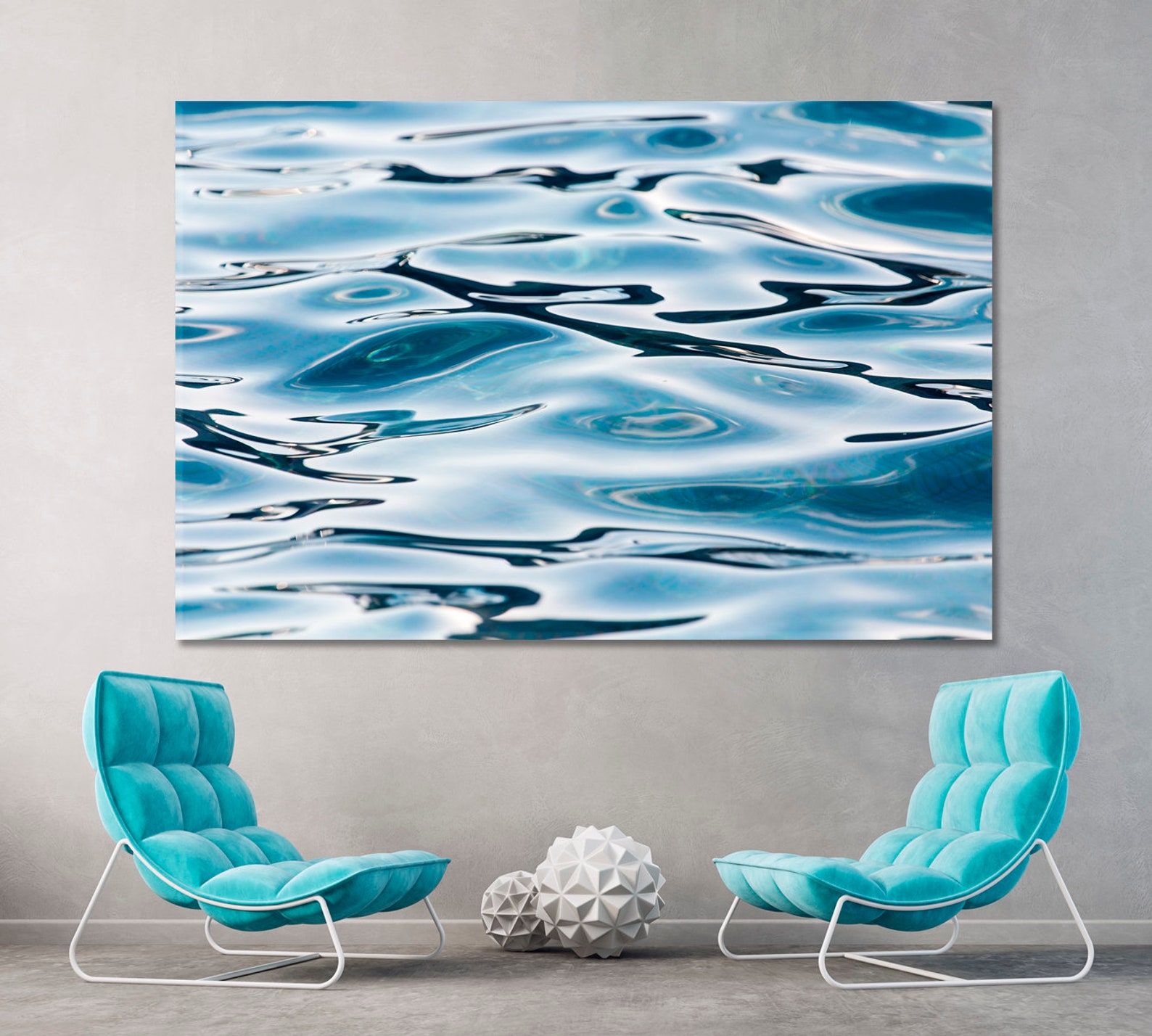 Reflection Sea Water Modern Wall Decor Water Ripple - Etsy