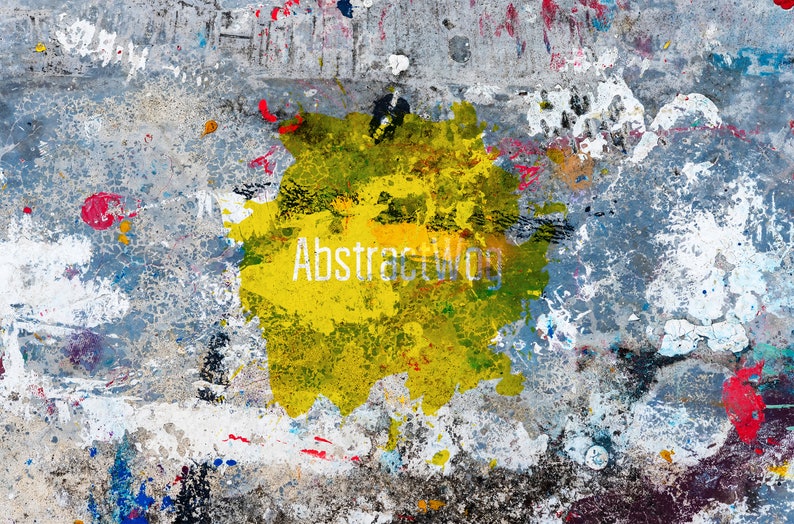 Abstract Modern Art Vintage Abstract Wall Art Grunge Home - Etsy