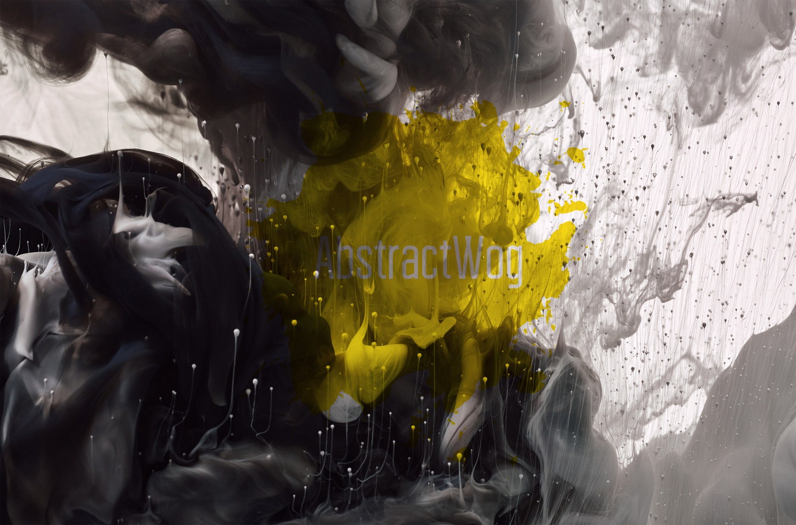 Motion Abstract Splash Artwork on Canvas Black and White - Etsy