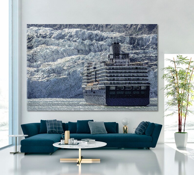 Cruise Ship Extra Large Wall Decor, Cruise Ship Wall Decor for Home ...