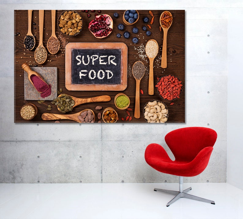 Food Wall Art Restaurant Canvas Print Supper Food Art Food - Etsy