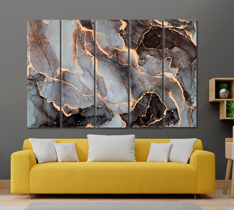 Currents Translucent Hues Abstract Canvas Print Wall Art - Etsy