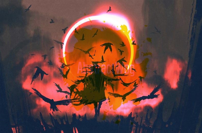 Fantasy Spell Surreal Art Canvas Print Psychedelic Style - Etsy