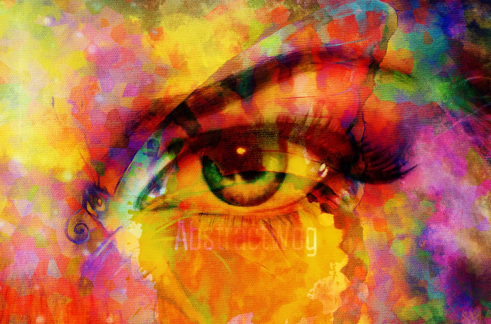 Eye Wall Art Woman Wall Art Woman Eyes Home Decor Spirital - Etsy