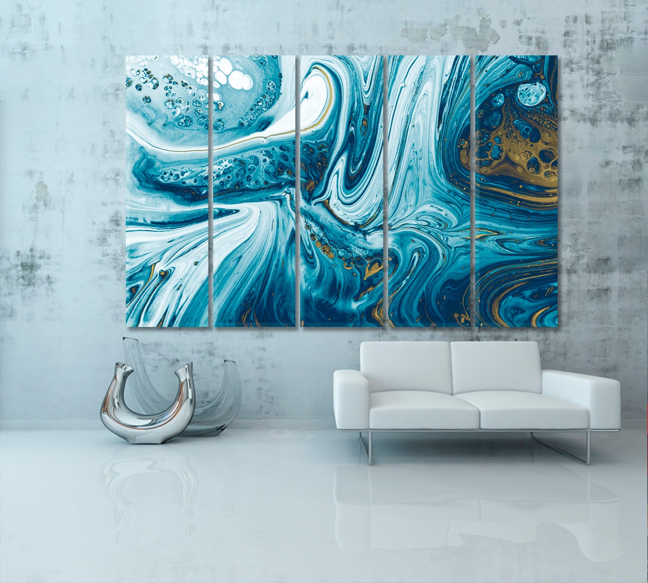 Blue Lagoon Beautiful Blue Acrylic Pour Color Liquid | Etsy UK