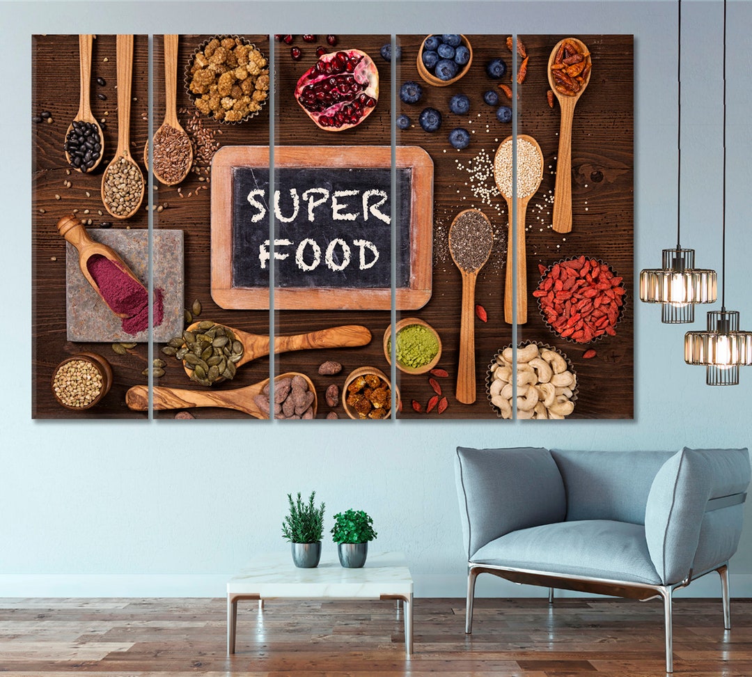 Food Wall Art, Restaurant Canvas Print, Supper Food Art, Food Framed ...