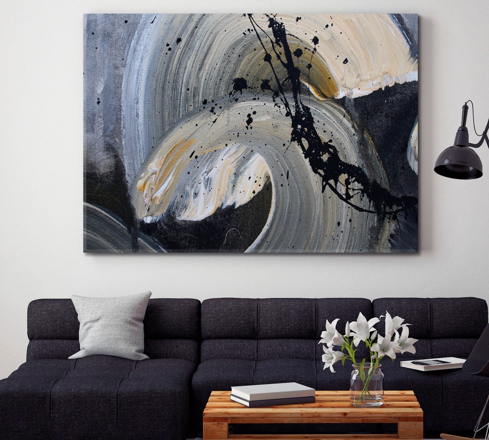 Modern Abstract Wall Art Decor Abstract Vivid Painting Print | Etsy UK