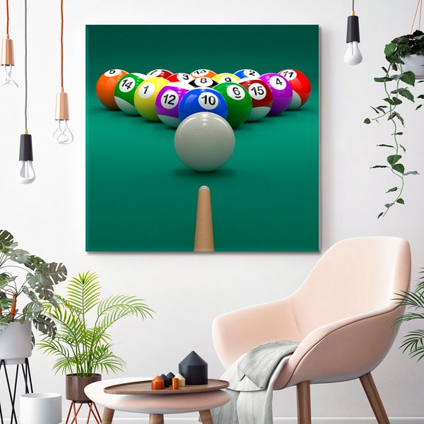 Billiard Poster - Etsy