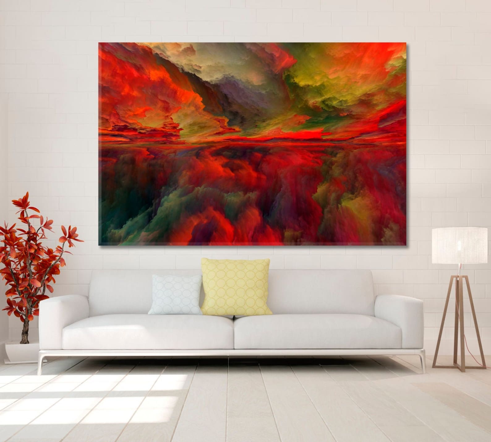 Imagination Universe Digital Colors Design on Canvas Print - Etsy