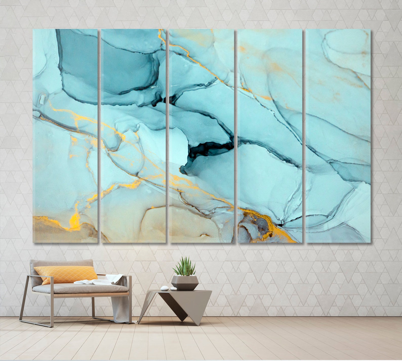 Marble Wall Decor Marble Canvas Print Beautiful Abstract - Etsy