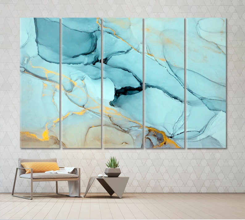 Marble Wall Decor Marble Canvas Print Beautiful Abstract - Etsy