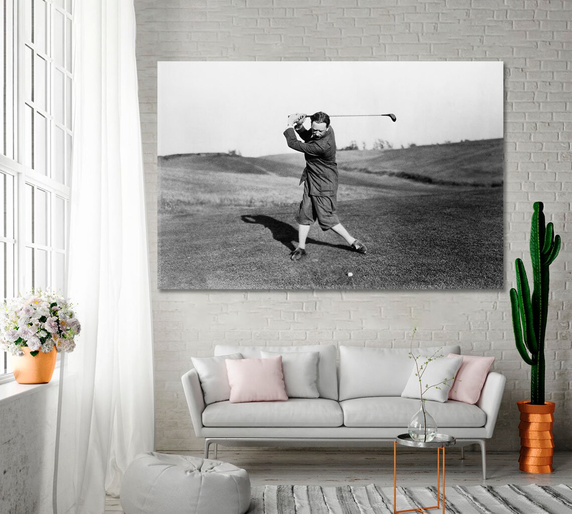 Golf Retro Wall Decor Golf Canvas Print Vintage Golf - Etsy