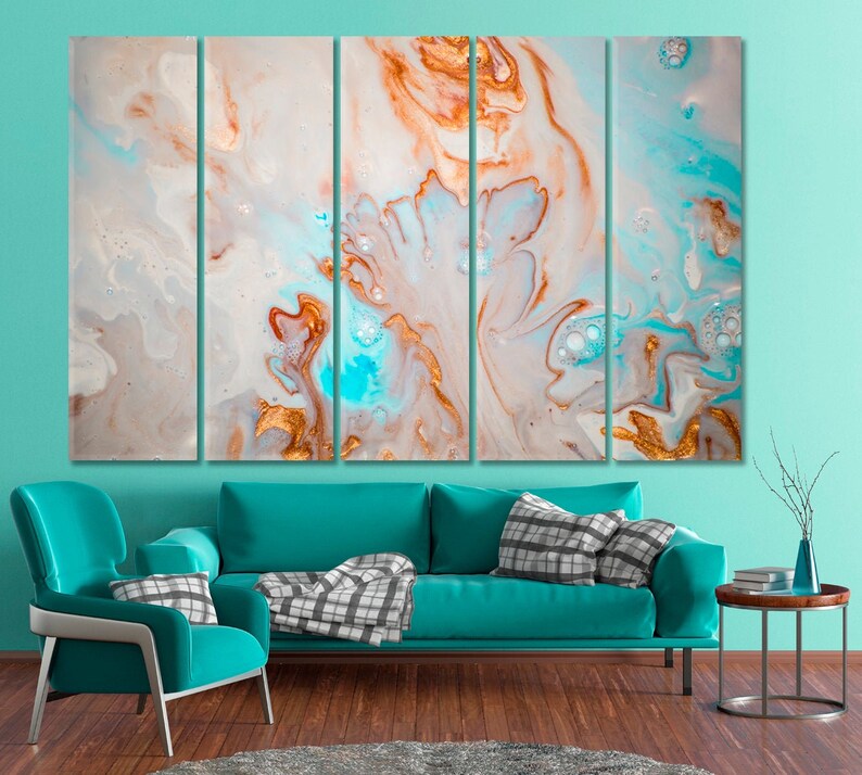 Oriental Eastern Style Marbling Wall Decor Ancient Turkish - Etsy