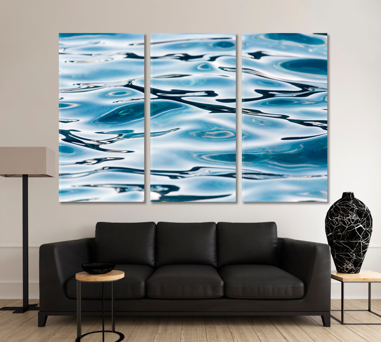 Reflection Sea Water Modern Wall Decor Water Ripple - Etsy