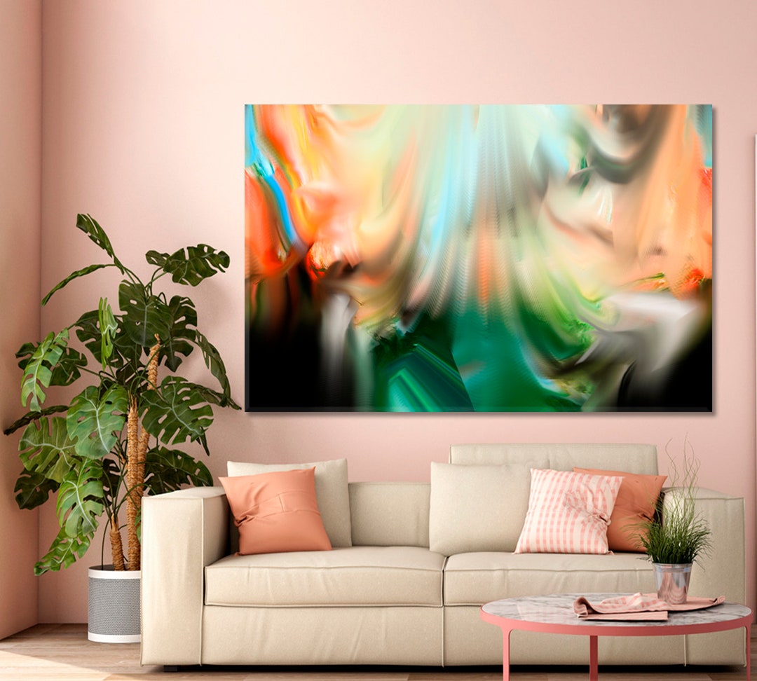 Chaotic Fantasy Chaotic Colorful Fractal Pattern Artwork, Modern ...