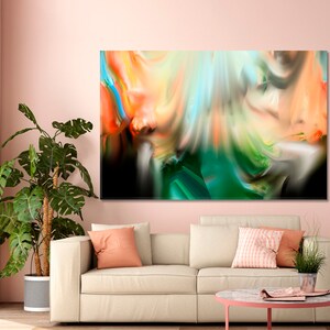 Chaotic Fantasy Chaotic Colorful Fractal Pattern Artwork, Modern ...