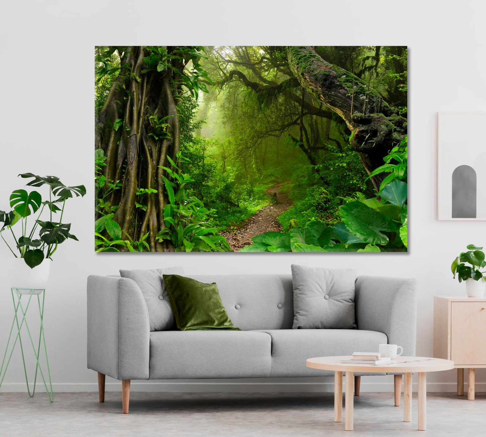 Jungle Jungle Photo Poster Print on Canvas Tropical Forest | Etsy