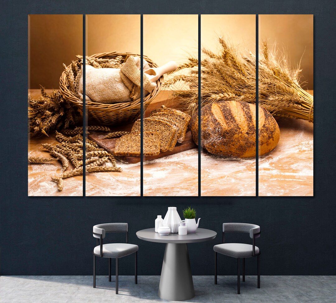Staff of Life Traditional Bread Wall Panels, Homemade Bread Wall Art ...