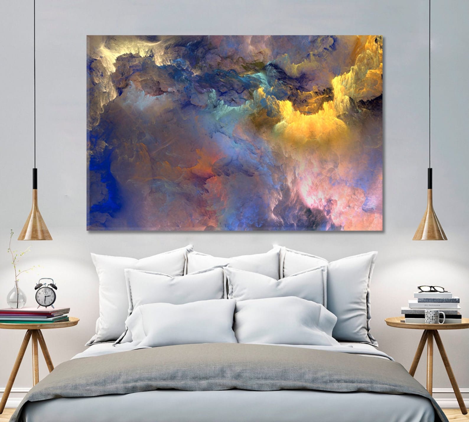Heaven Amazing Colors Artwork Canvas Print Sky Blur Cloud - Etsy