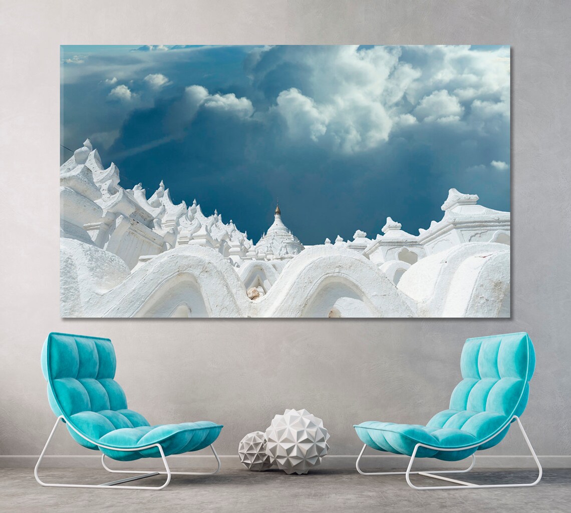 Pagoda Beautiful Photo Artwork on Canvas Print Landmark - Etsy