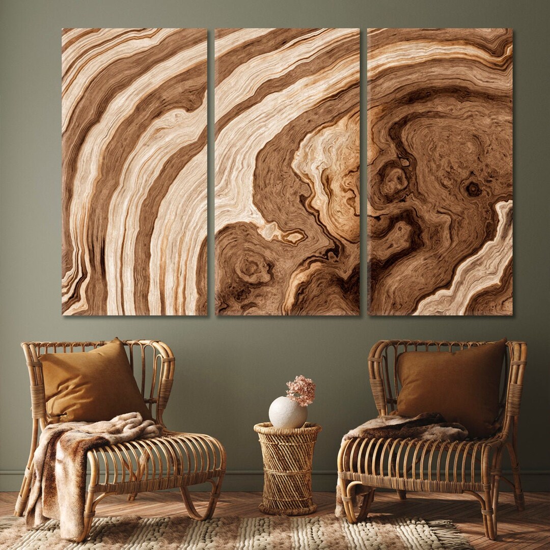 Tree Roots Wall Art - Abstract Wood Roots Wall Decor, Wooden Wavy Age ...