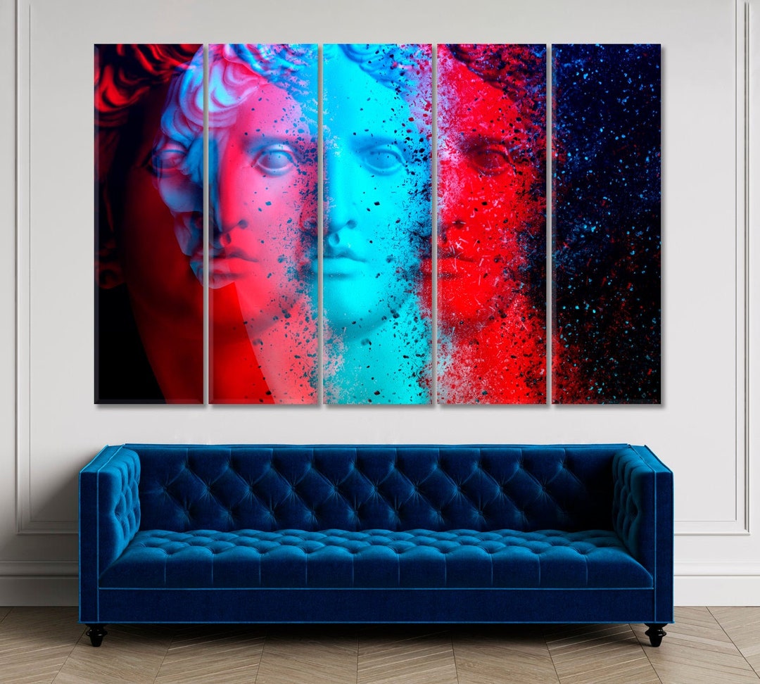 Apollo Wall Art, Ancient Greek Statue Wall Decor, Apollo Belvedere ...