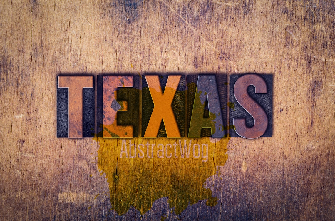 Texas Wall Art Texas Canvas Print Texas Wall Mural Austin - Etsy