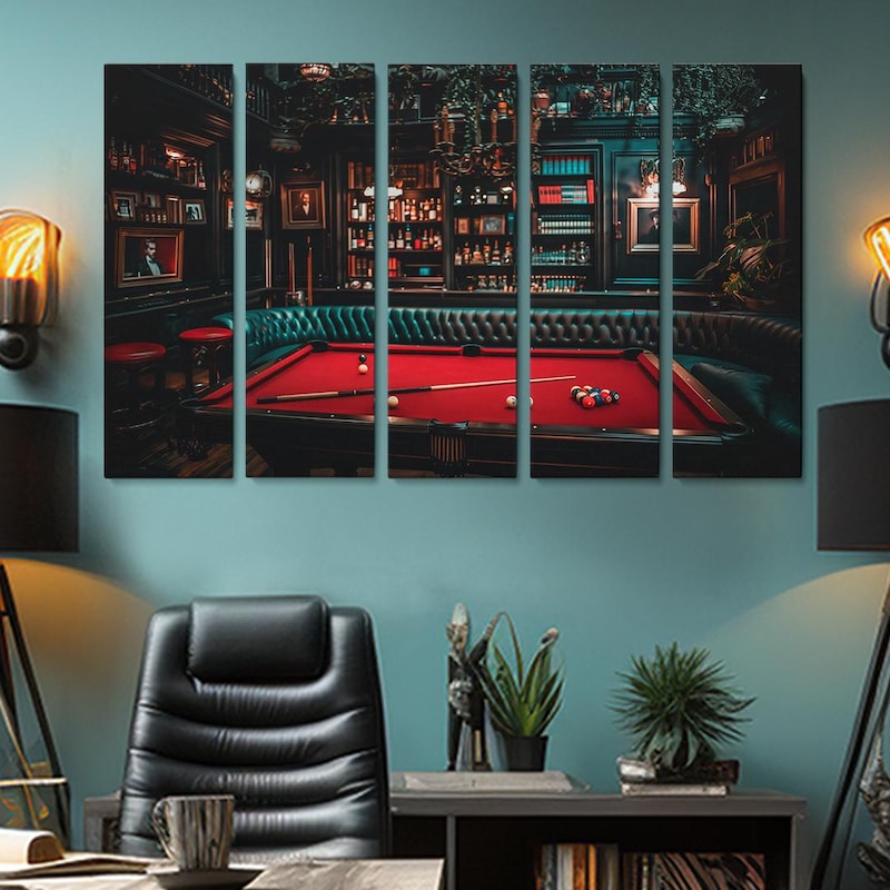 Billiards Wall Art - Etsy