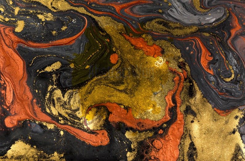 Cosmos Marble Canvas Art Print Abstract Marble Large Wall | Etsy