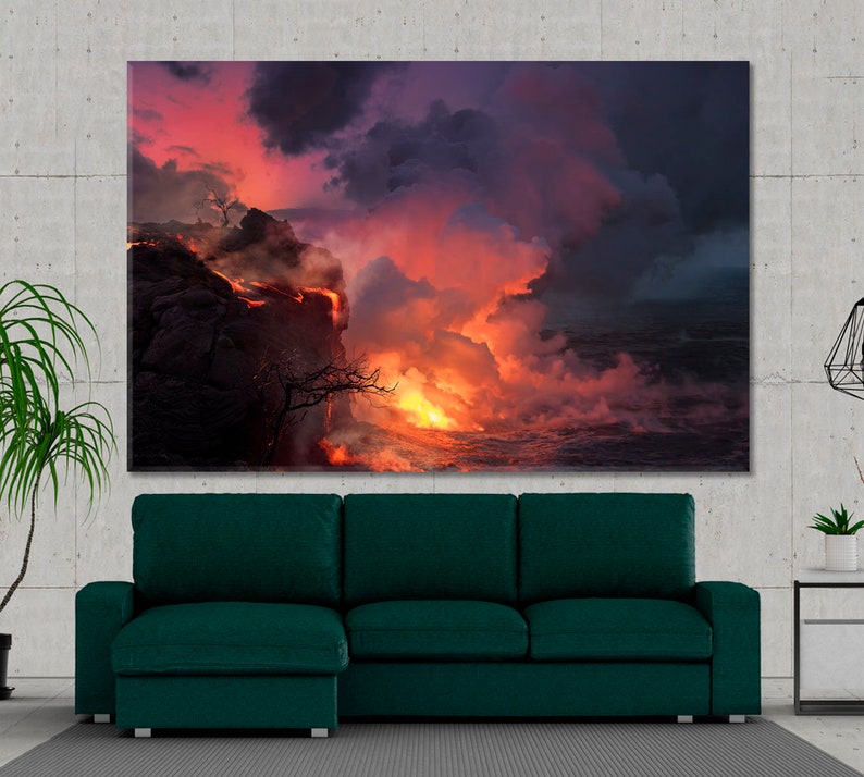 Fire Red Hot Sky Art Fire Flame Photo Poster Print Active | Etsy