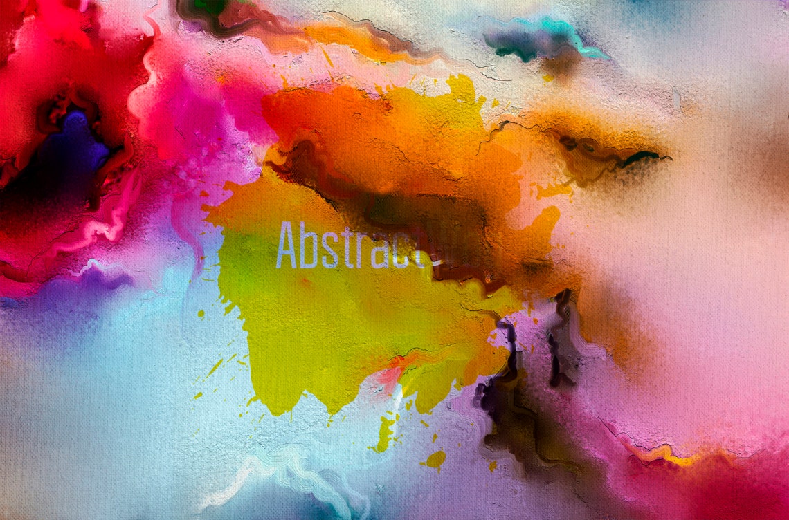 Motion Original Hand Made Painting On Canvas Print Yellow | Etsy