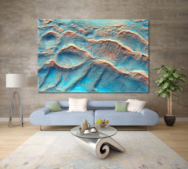 Desert Waves Desert Abstract Allegory Photo Art Canvas - Etsy