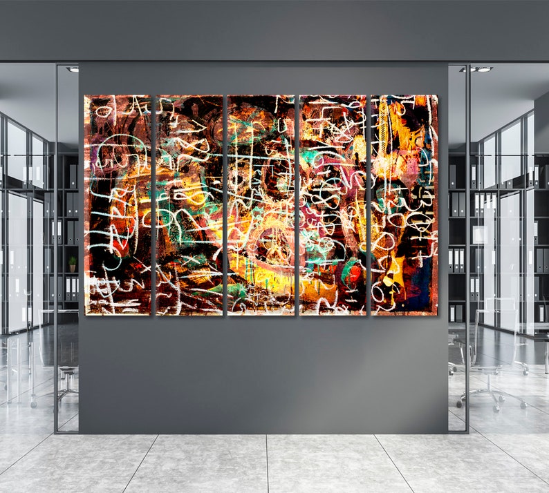 Extra Large Abstract Art Print Wall Decor, Abstract Expressionism ...