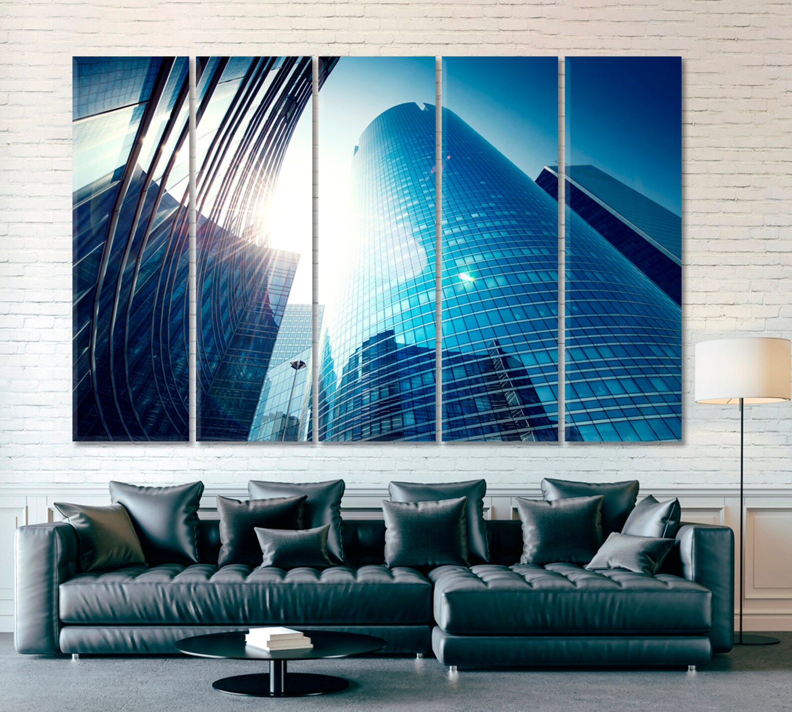 Modern Skyscrapers Buildings City Photo Poster Print | Etsy