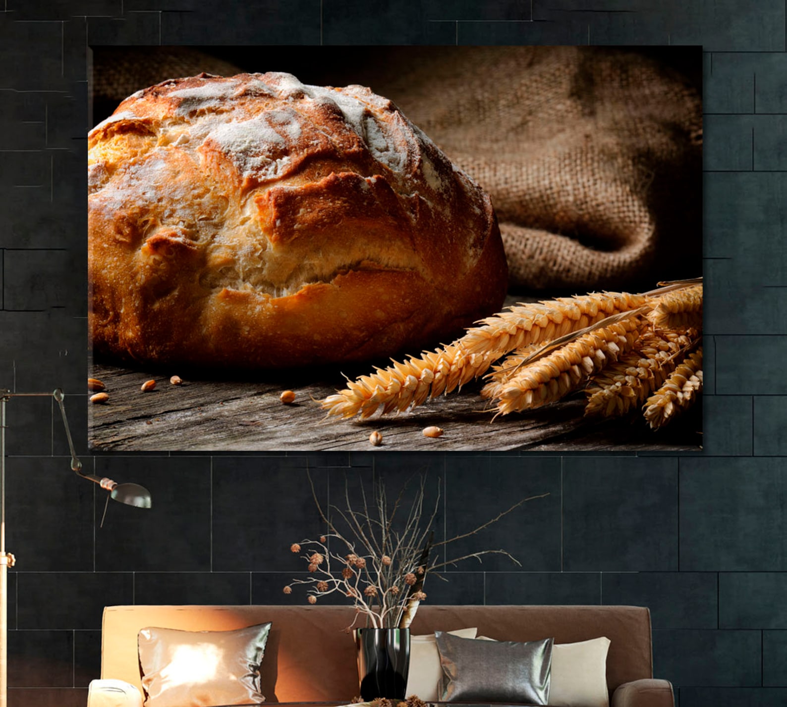 Gourmet Traditional Bread Panels Homemade Bread Wall Art | Etsy