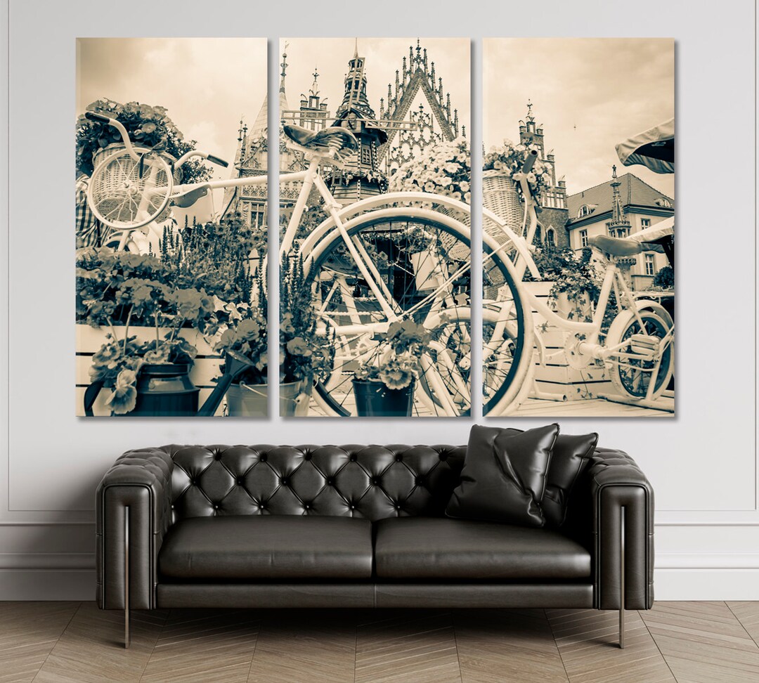 Beautiful Old City Vintage Poster Print, Architecture Historical ...