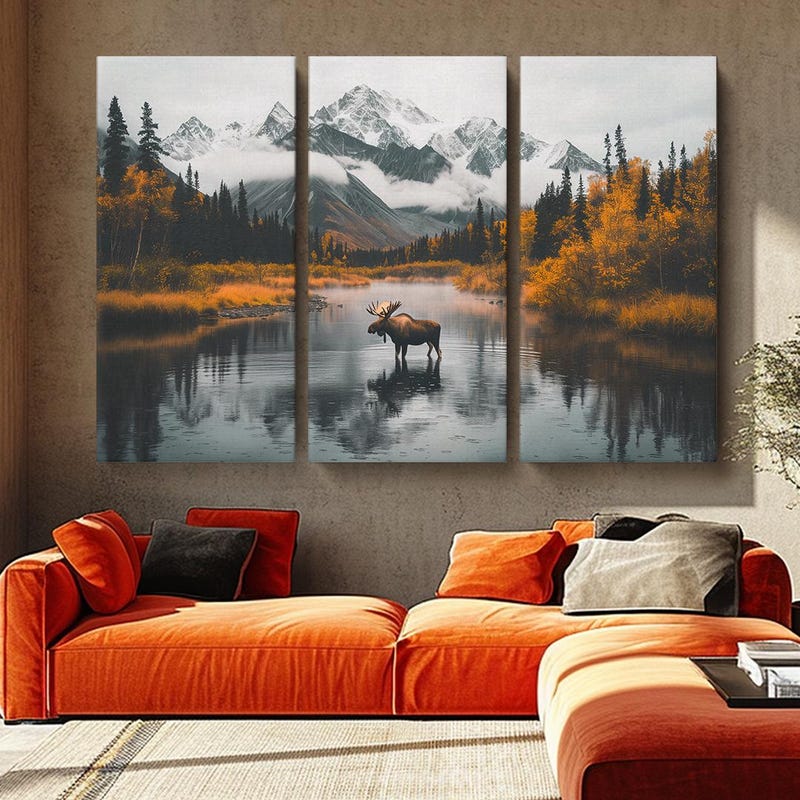 Wildlife Canvas Wall Art - Etsy