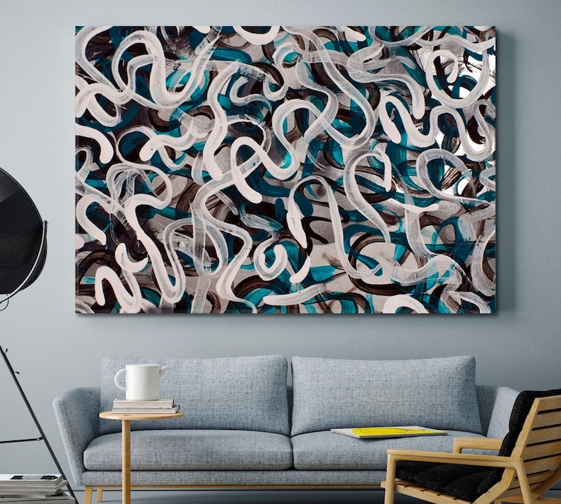 Splash Creative Pattern Jackson Pollock Style Abstract - Etsy