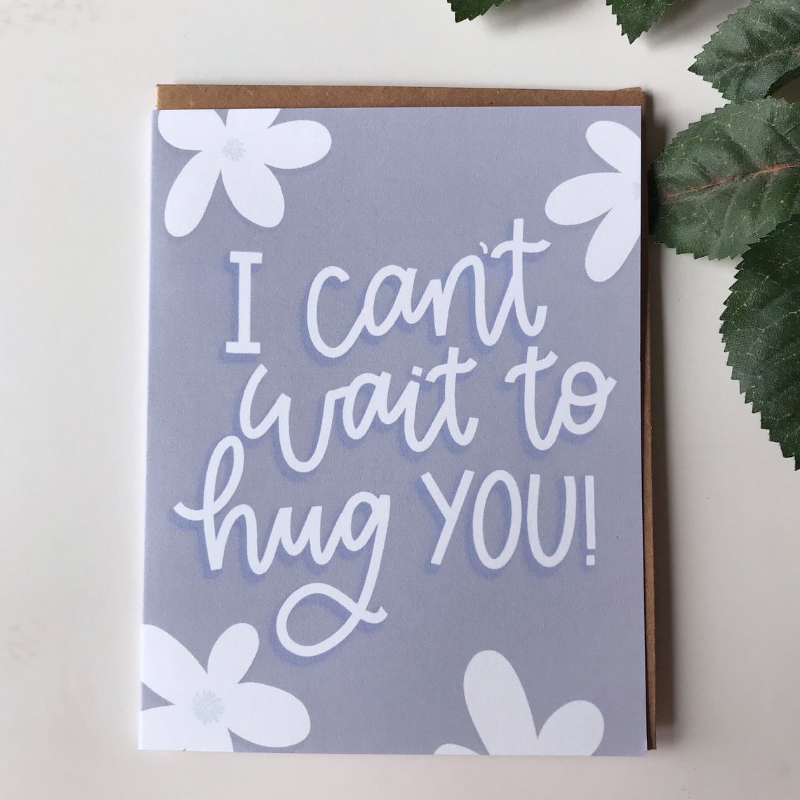I Can't Wait To Hug You Card Greeting Card Long Distance | Etsy