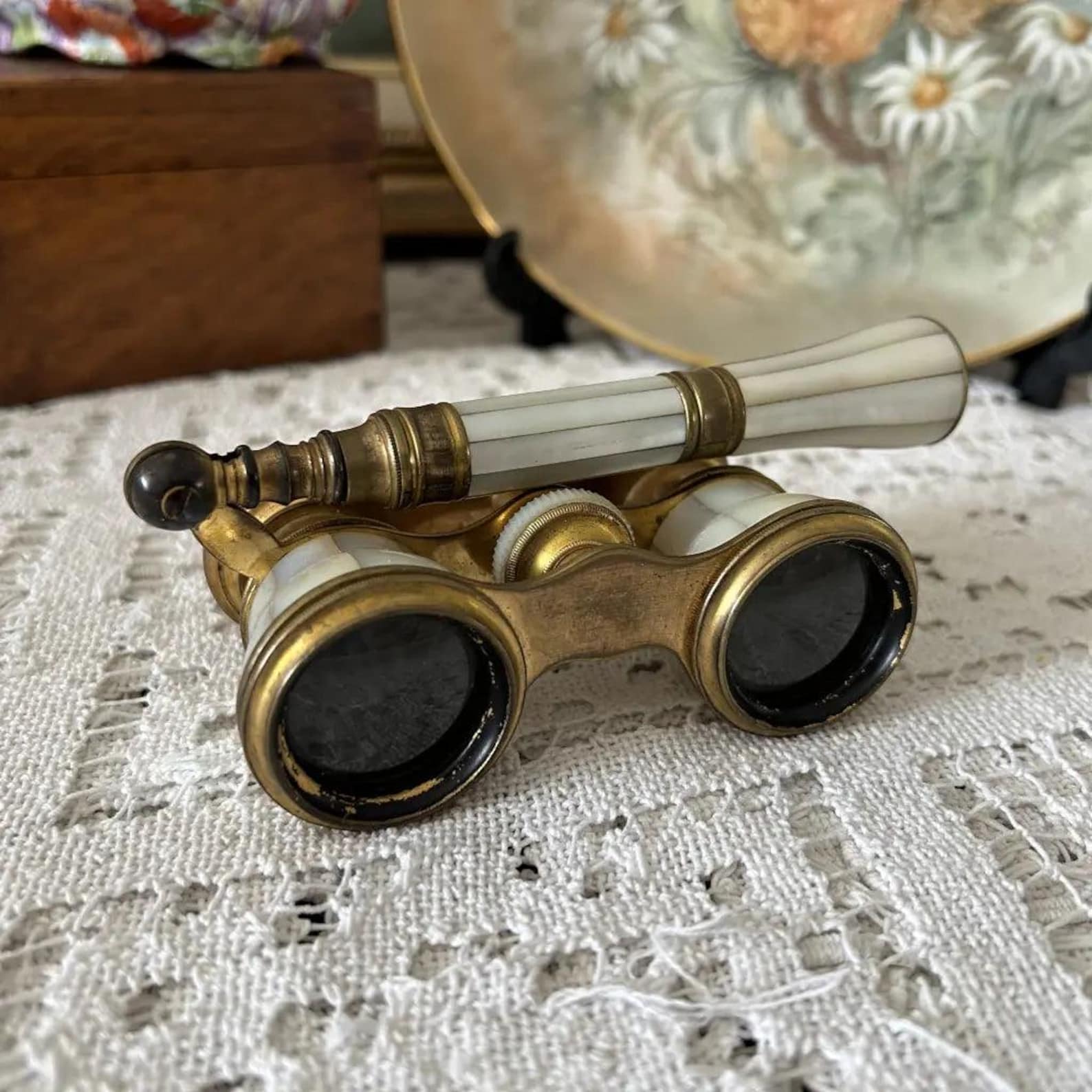 French Opera Glasses Mother of Pearl C.1880 - Etsy