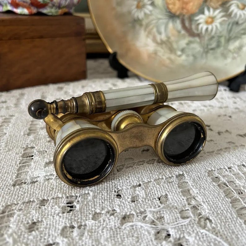 French Opera Glasses Mother of Pearl C.1880 - Etsy