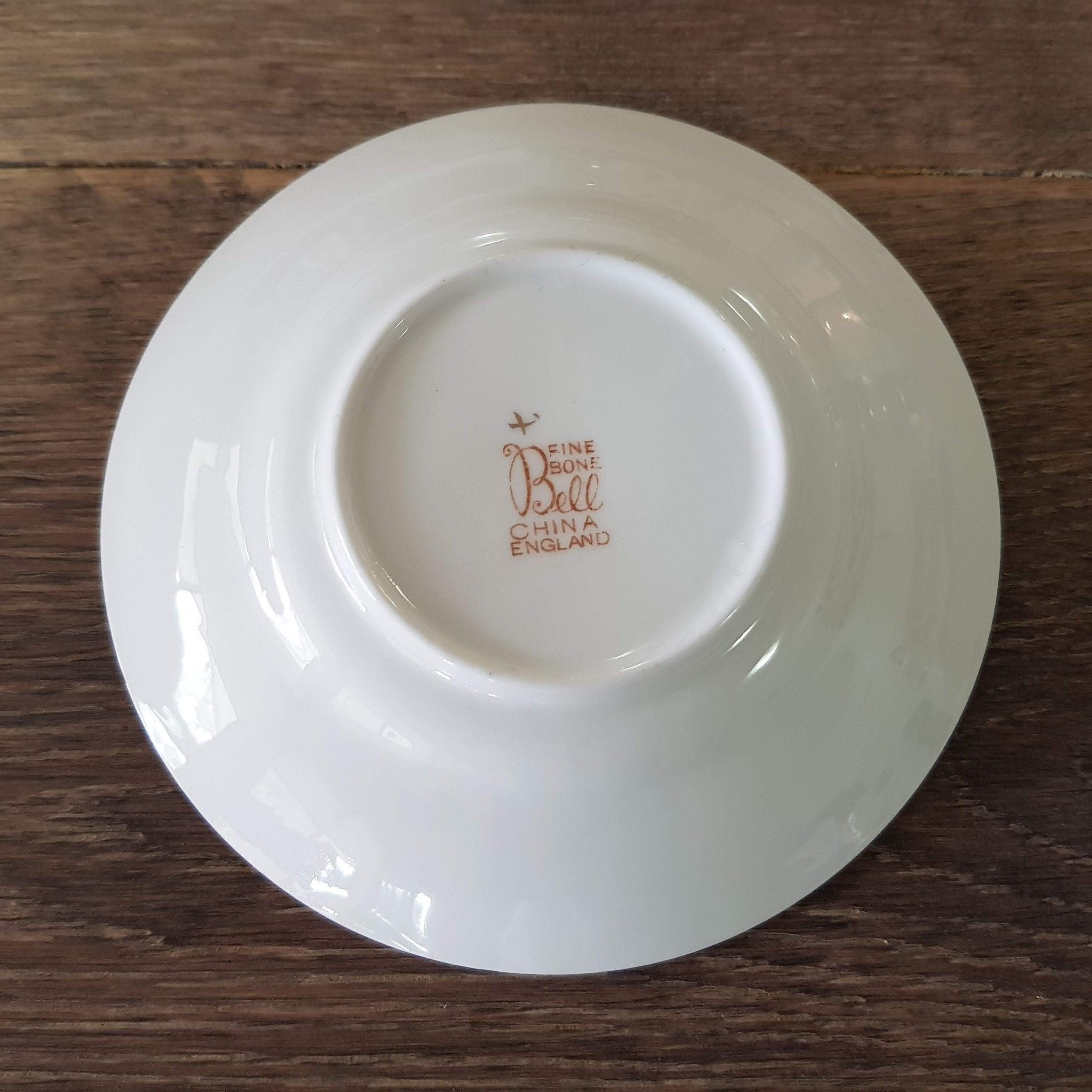 Bell Fine Bone China Tea Set With Gold Teaspoon - Etsy