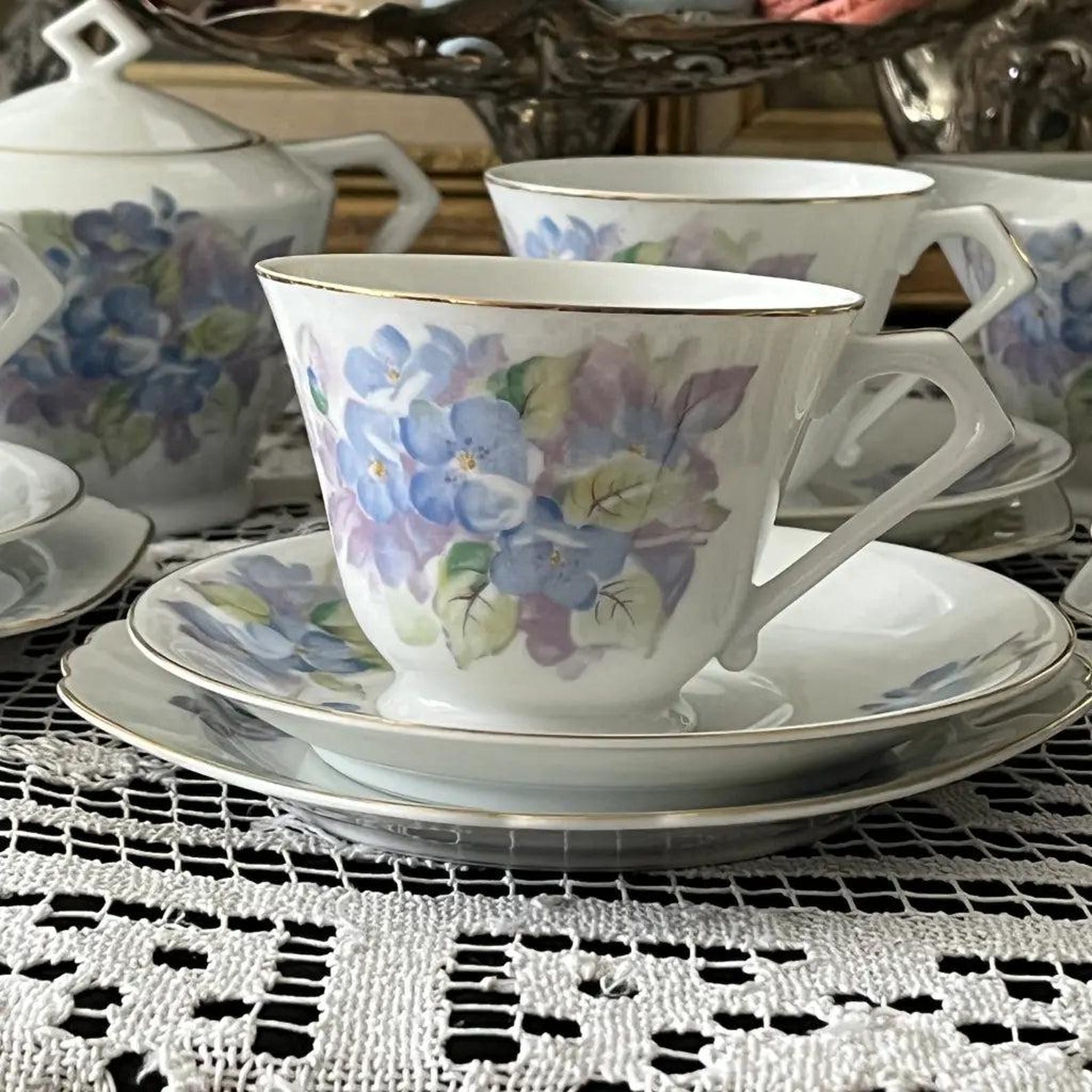 Mid Century Noritake Tea Set 1940's - Etsy