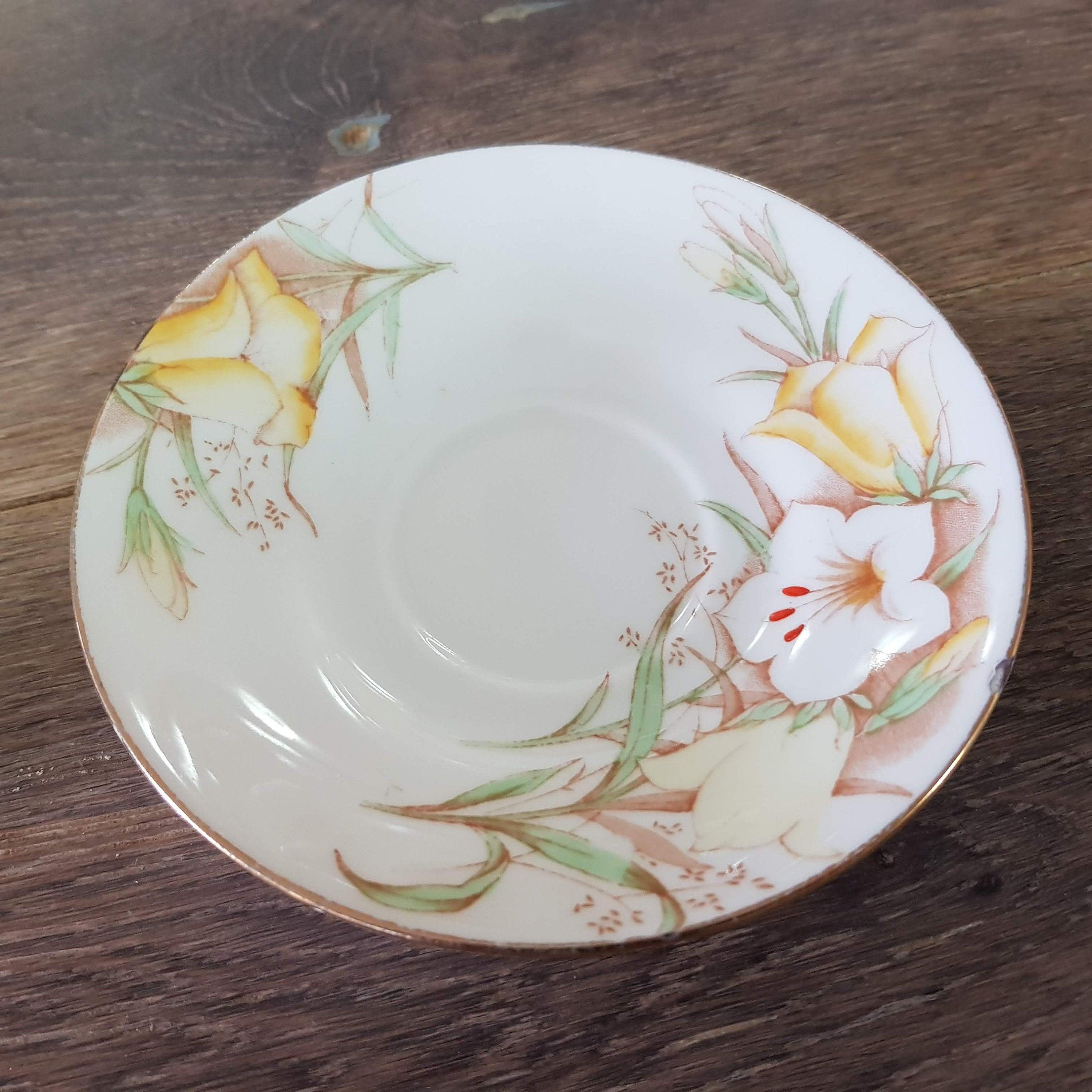 Bell Fine Bone China Tea Set With Gold Teaspoon - Etsy